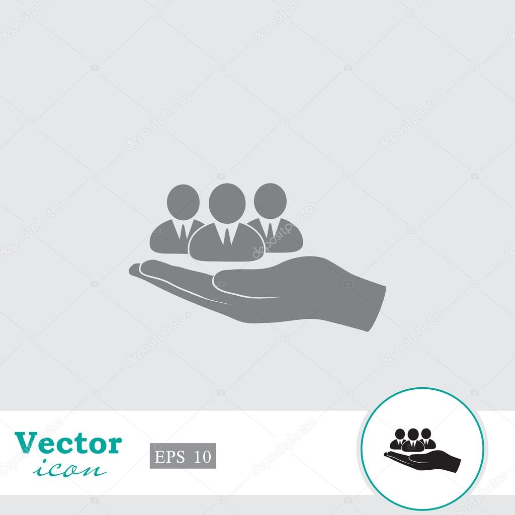 Group of business people icon — Stock Vector © Victory-stoker #87358950
