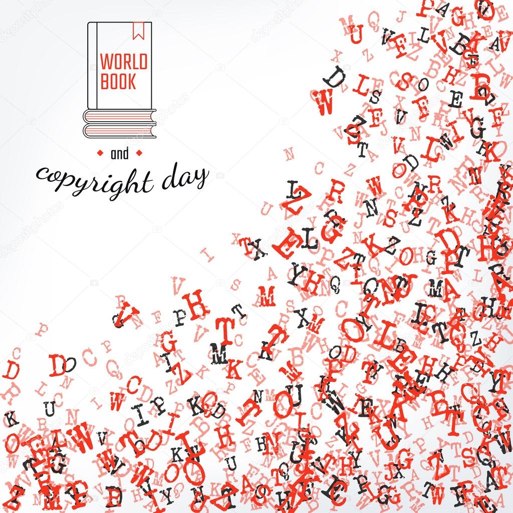 Copyright and book day Stock Vector Image by ©Katyr #105480906