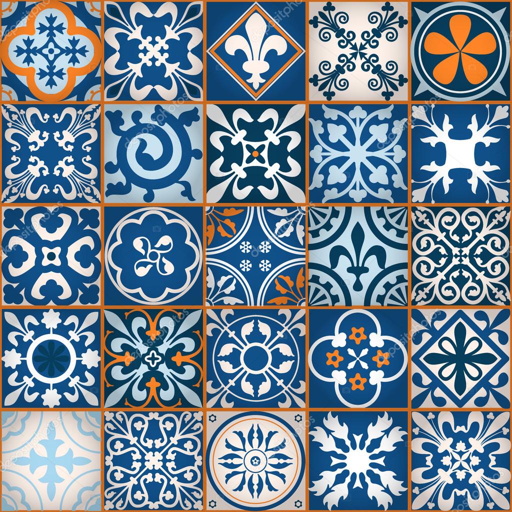 Moroccan tiles Stock Vector by ©Katyr 83519104