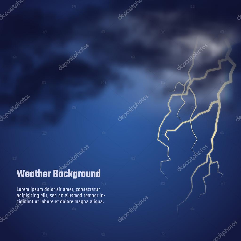 Storm weather BG Stock Vector by ©Katyr 83519126