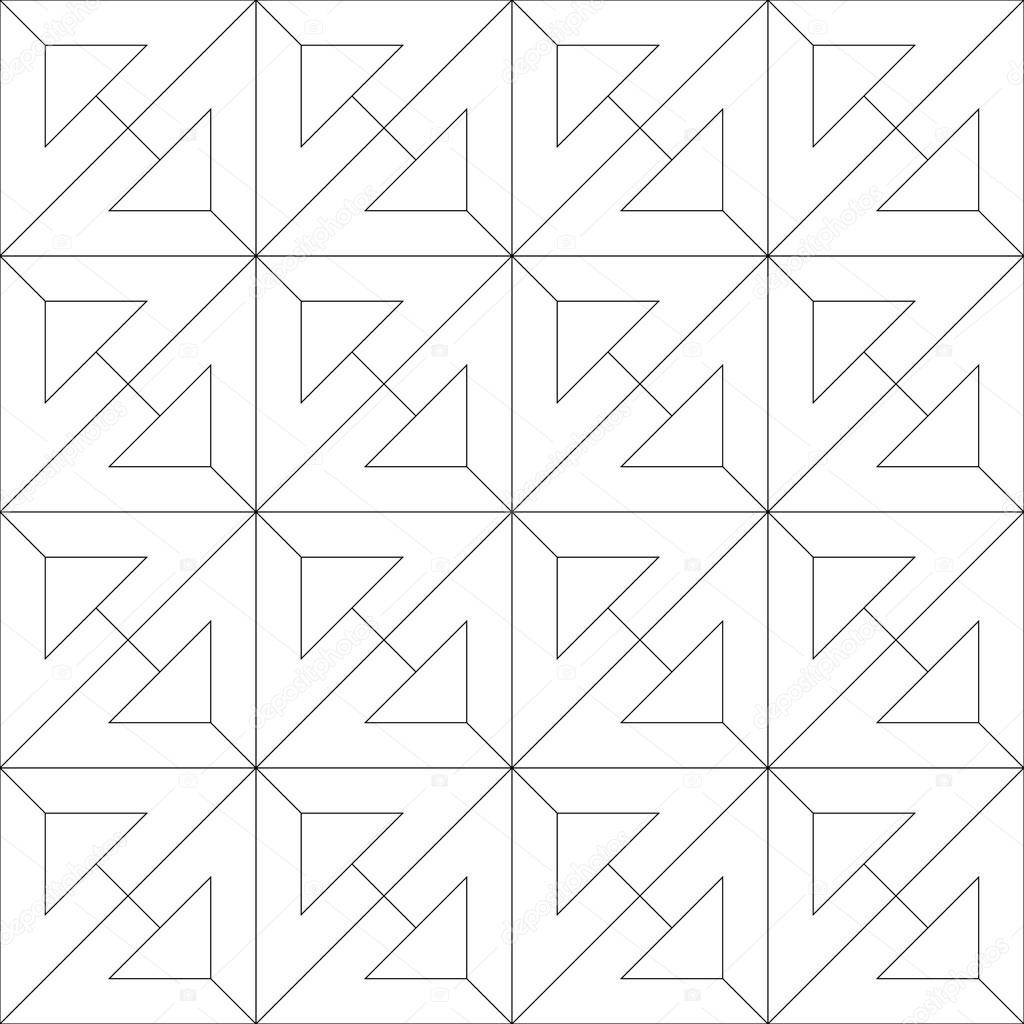 Geometric seamless pattern. Vector illustration Stock Vector by ...