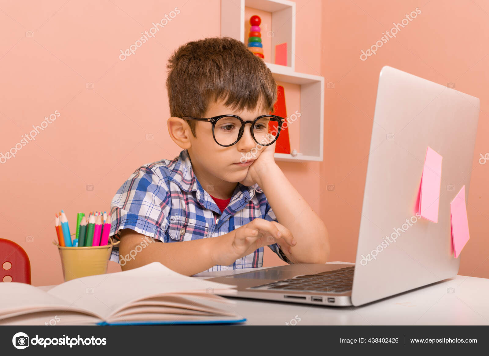 Child Learning Home Virtual Classes Interactive Content Primary Online ...