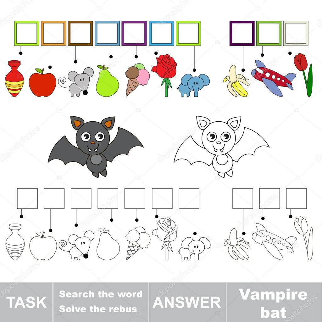 Search the word Vampire Bat Stock Illustration by ©Anna_Mikhailova ...