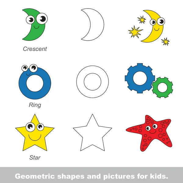 Simple geometric shapes for children. Stock Vector Image by ©Anna ...