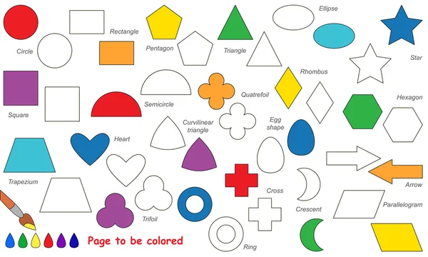 Parallelogram coloring Vector Art Stock Images | Depositphotos