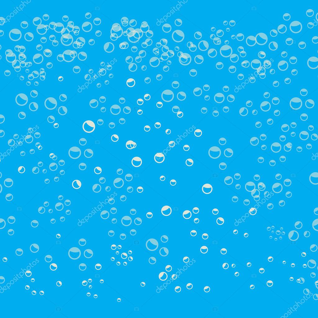 Burbujas de fondo en color azul — Vector de stock © myub #105251126