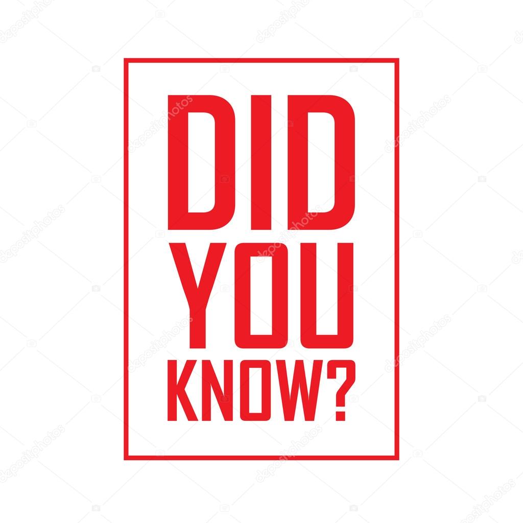 Did You Know Logo Did You Know Icon Vector Images (over 910)