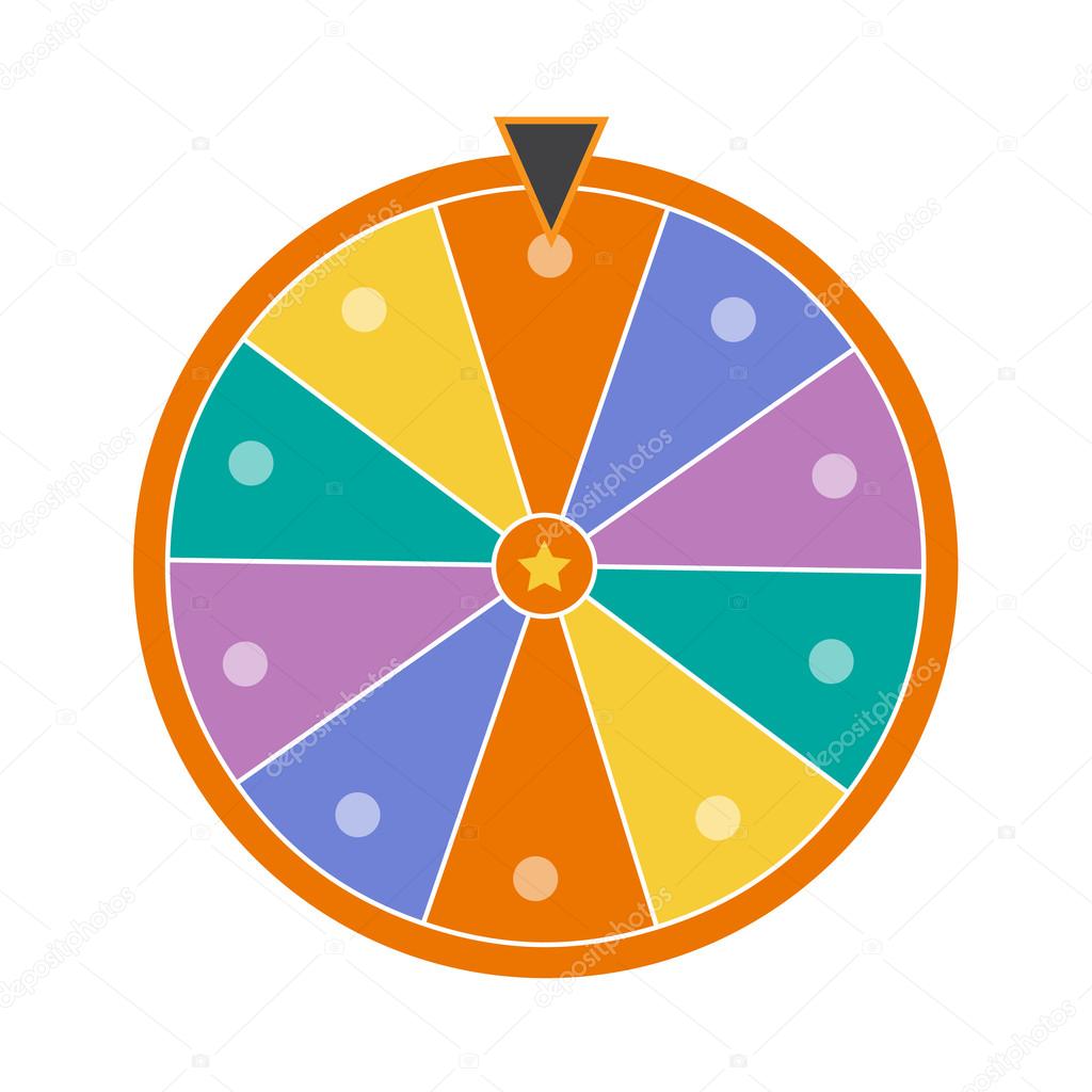 Lucky wheel, close up, vector illustration ⬇ Vector Image by © myub ...