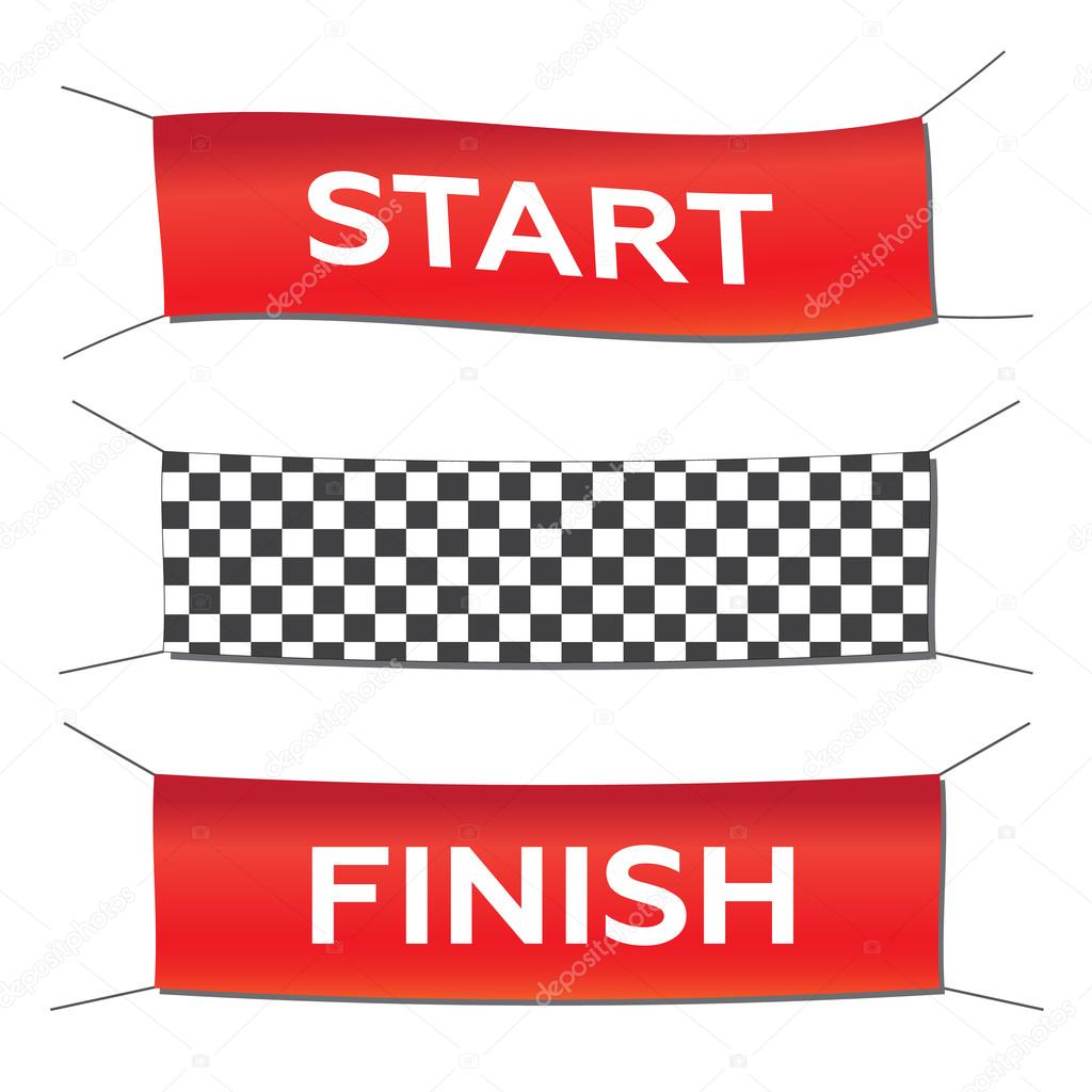 Banner ustawiony start meta wektor stockowy od ©myub 116718838