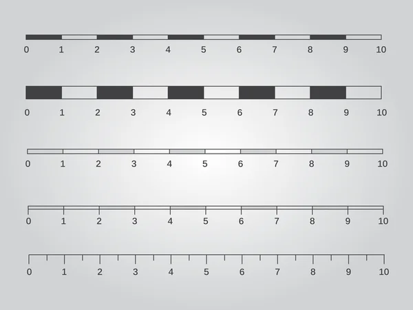 Map scales graphics for measuring distances. Scale measure map vector ...