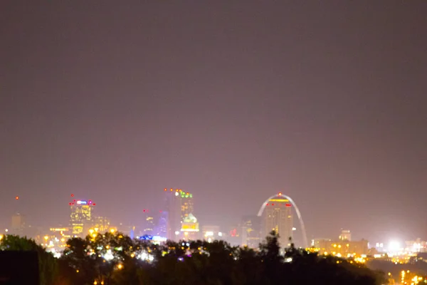 Denver skyline night Stock Photos, Royalty Free Denver skyline night ...