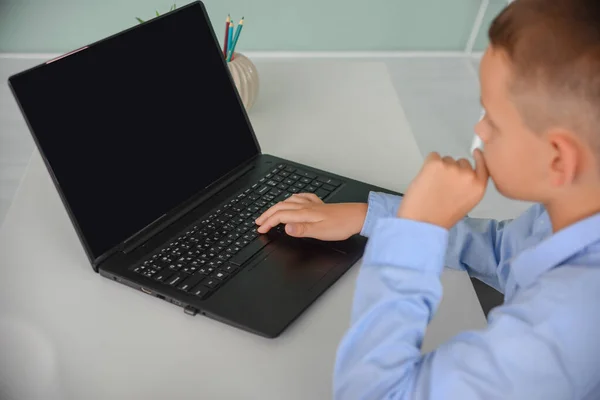 Boy pulling computer Stock Photos, Royalty Free Boy pulling computer ...
