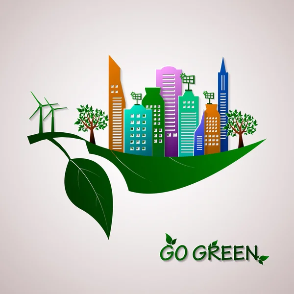 100,000 Go green city Vector Images | Depositphotos