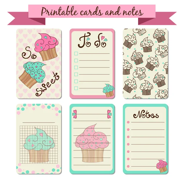 Cute journal cards Vector Images, Royalty-free Cute journal cards ...