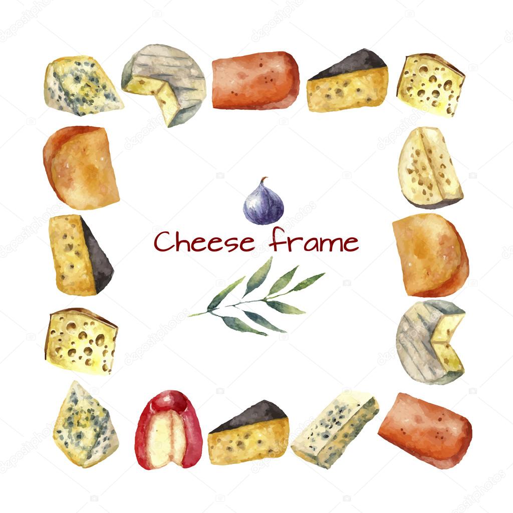 Cheese frame illustrations. Stock Vector Image by ©Vikeriya #115111738