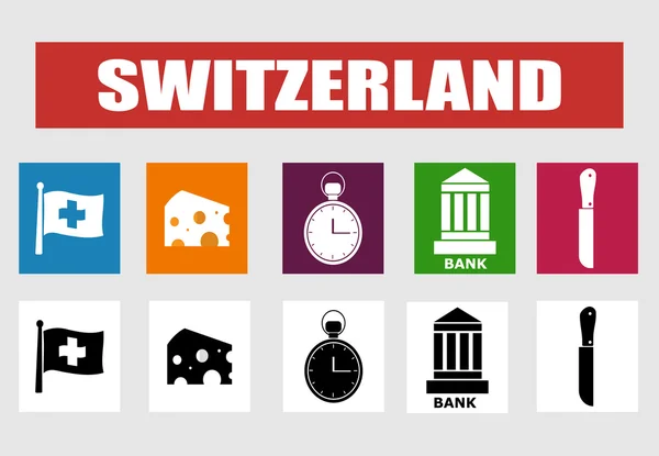 Set of Italy icons watercolor illustration. Stock Vector by ©Vikeriya ...