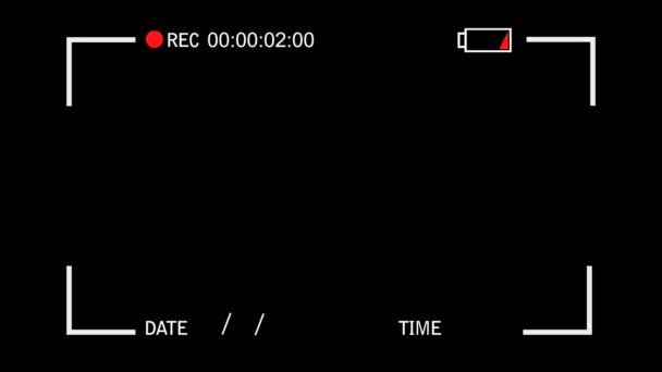 Vcr Vhs Recording Screen — Stock Video © Footageisland #214197058