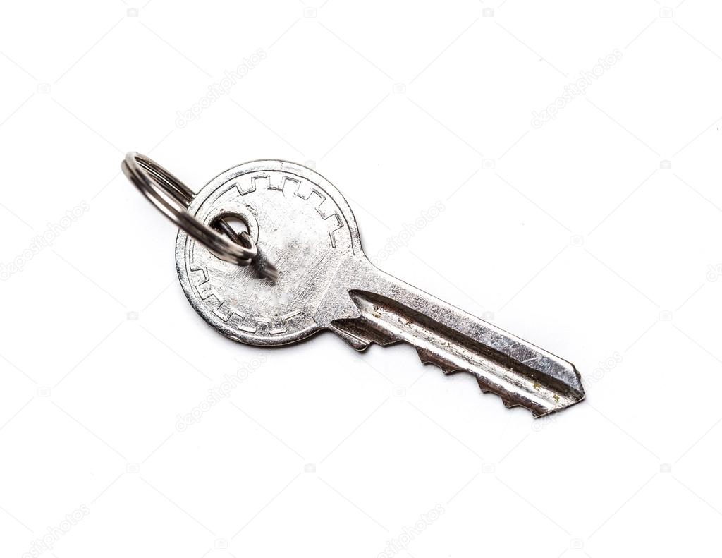 Keys isolated on white background Stock Photo by ©Fotofabrika 100424240