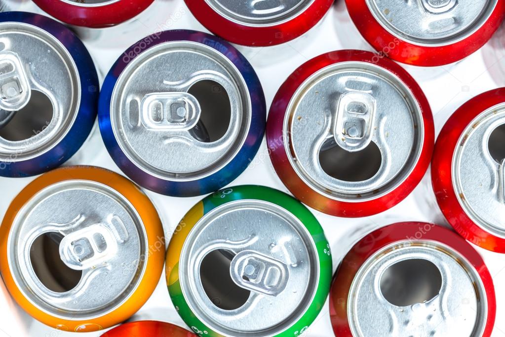 Aluminum cans isolated — Stock Photo © Fotofabrika #102303810