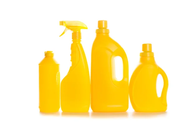 Cleaning products in plastic containers Stock Photo by ©Fotofabrika ...