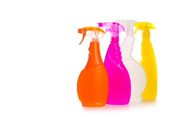 Cleaning products in plastic containers Stock Photo by ©Fotofabrika ...