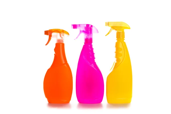 Cleaning products in plastic containers Stock Photo by ©Fotofabrika ...