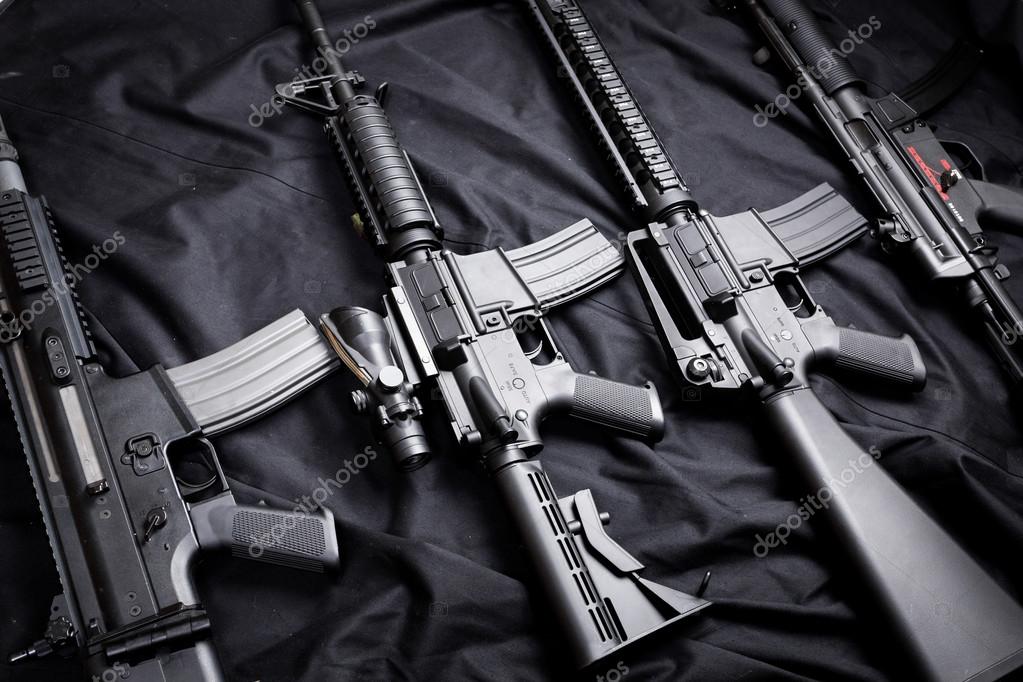 Modern Assault Rifles Wallpaper