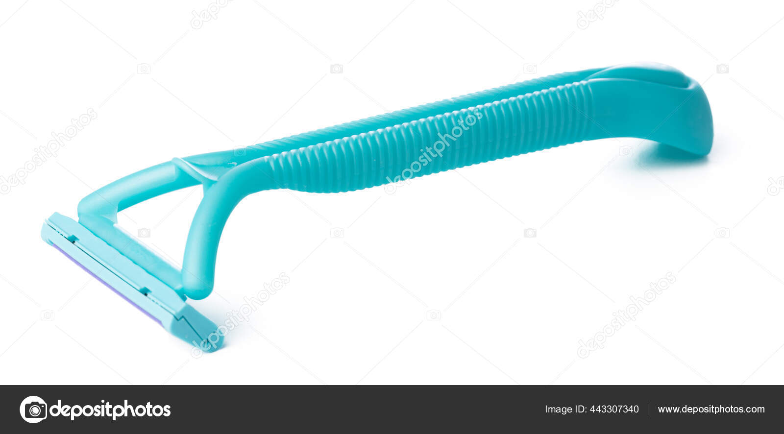 Disposable shaving razor isolated on white background — Stock Photo ...