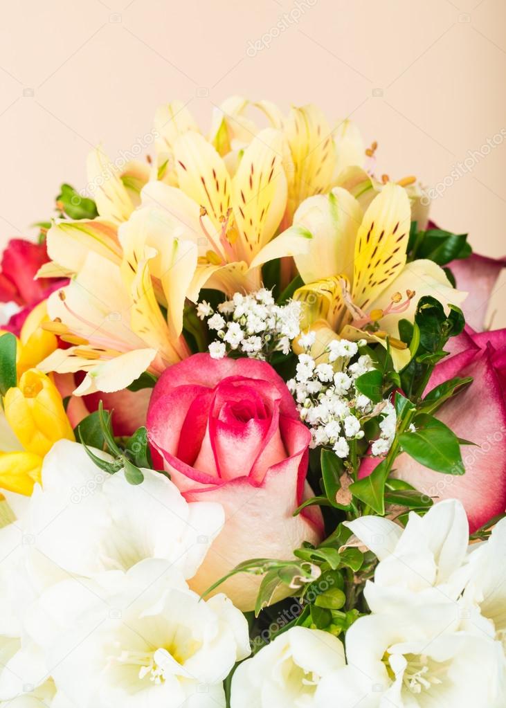 Flower bouquet background Stock Photo by ©Fotofabrika 83260322