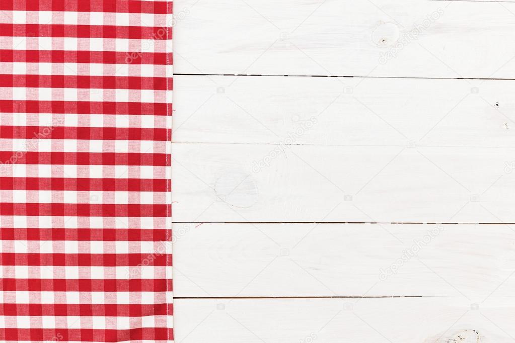 Red Checkered Tablecloth Border