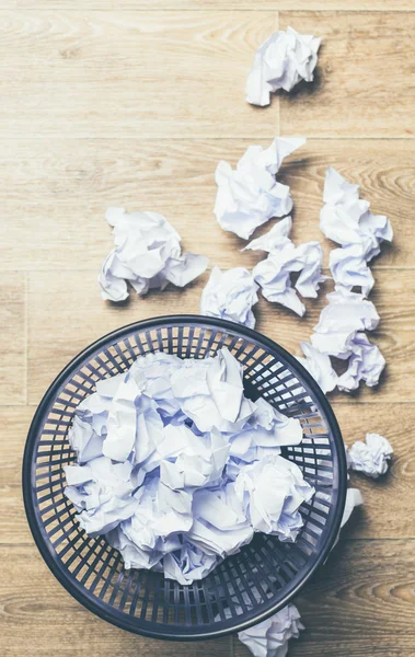 Trash bin from paper - Stock Image - Everypixel