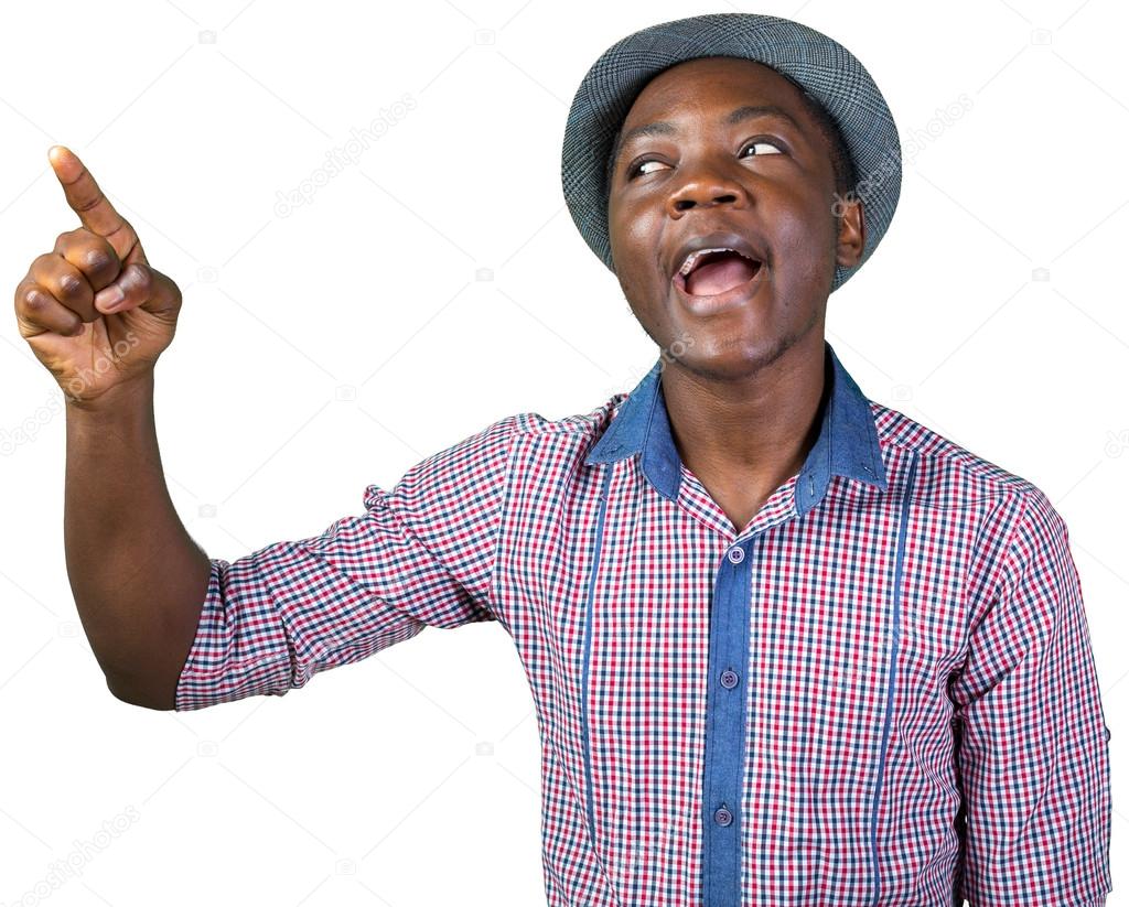 Attractive black guy. — Stock Photo © Fotofabrika #92763742