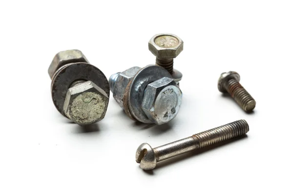 Chrome nuts and bolts — Stock Photo © Fotofabrika #99170684