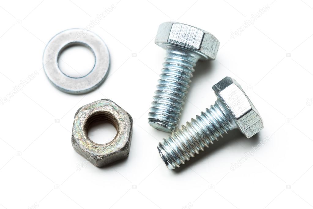 Chrome nuts and bolts — Stock Photo © Fotofabrika #99170008