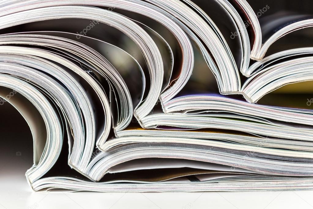Stack of magazines. — Stock Photo © Fotofabrika #99752774