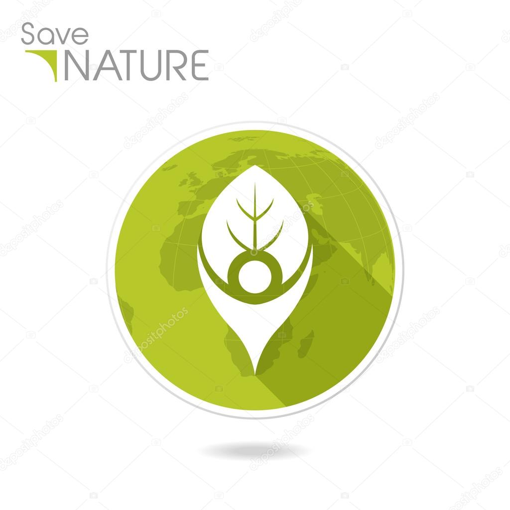Save Nature icon. Stock Vector Image by ©hope-designer #82680728