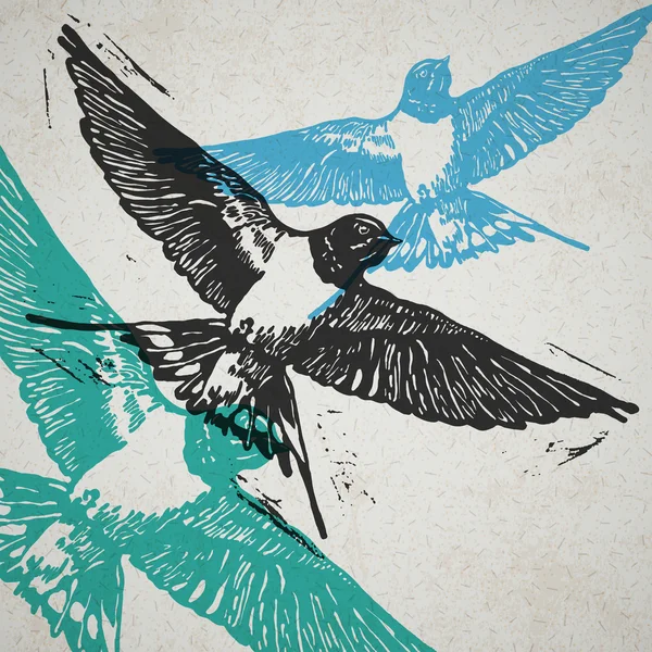 ᐈ Swallow bird silhouette tattoo stock images, Royalty Free swallows ...