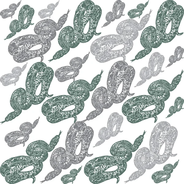 Linocut tropical Boa Constrictor snake background Stock Vector Image by ...
