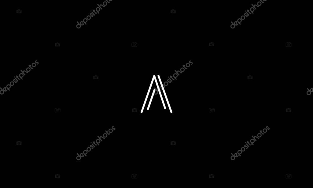 Letra abstracta Un diseño de logotipo. Plantilla de diseño de emblema ...