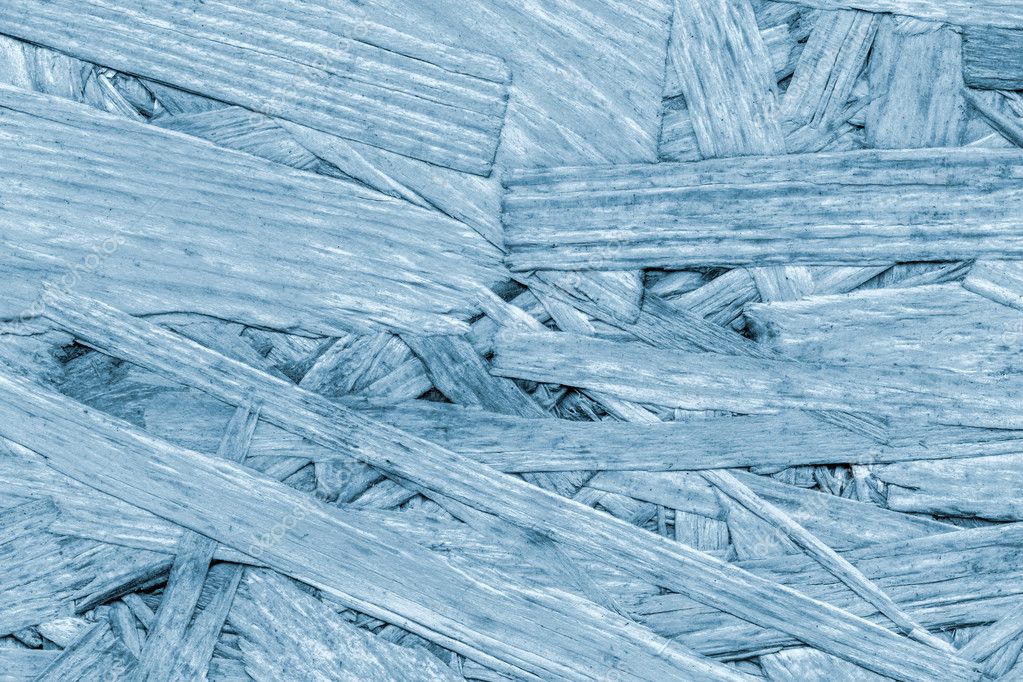 Chipboard Front Side, Bleached and Stained Sky Blue, Rough, Extr ...