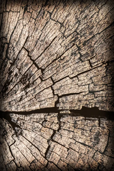 Old Square Timber Bollard Weathered Rotten Cracked Bituminous Grunge ...