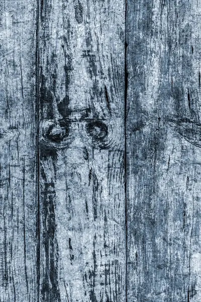 Old Weathered Floorboard Planking Stained Blue Grunge Texture — Stock ...