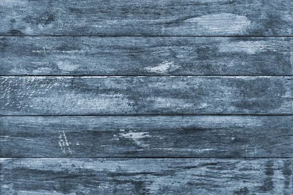 Old Weathered Floorboard Planking Stained Blue Grunge Texture — Stock ...