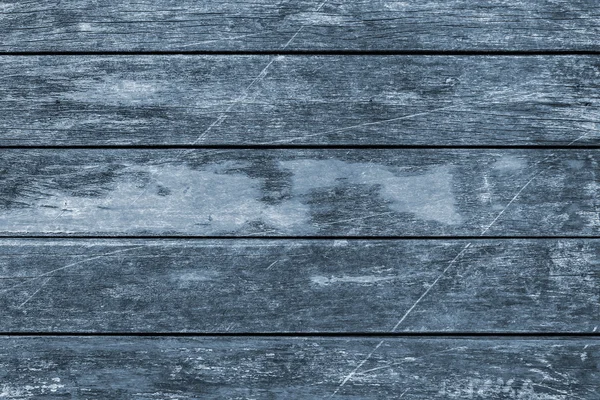 Old Weathered Floorboard Planking Stained Blue Grunge Texture — Stock ...