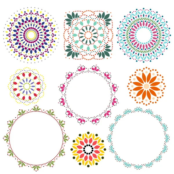 Set of round elements for design. — Stock Vector © kometa-18 #99690292