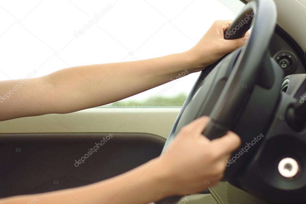 Woman's hands driving car Stock Photo by ©borjomi88 113521554