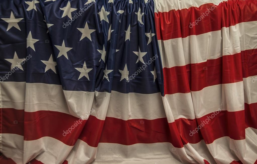 Old Looking American Flag