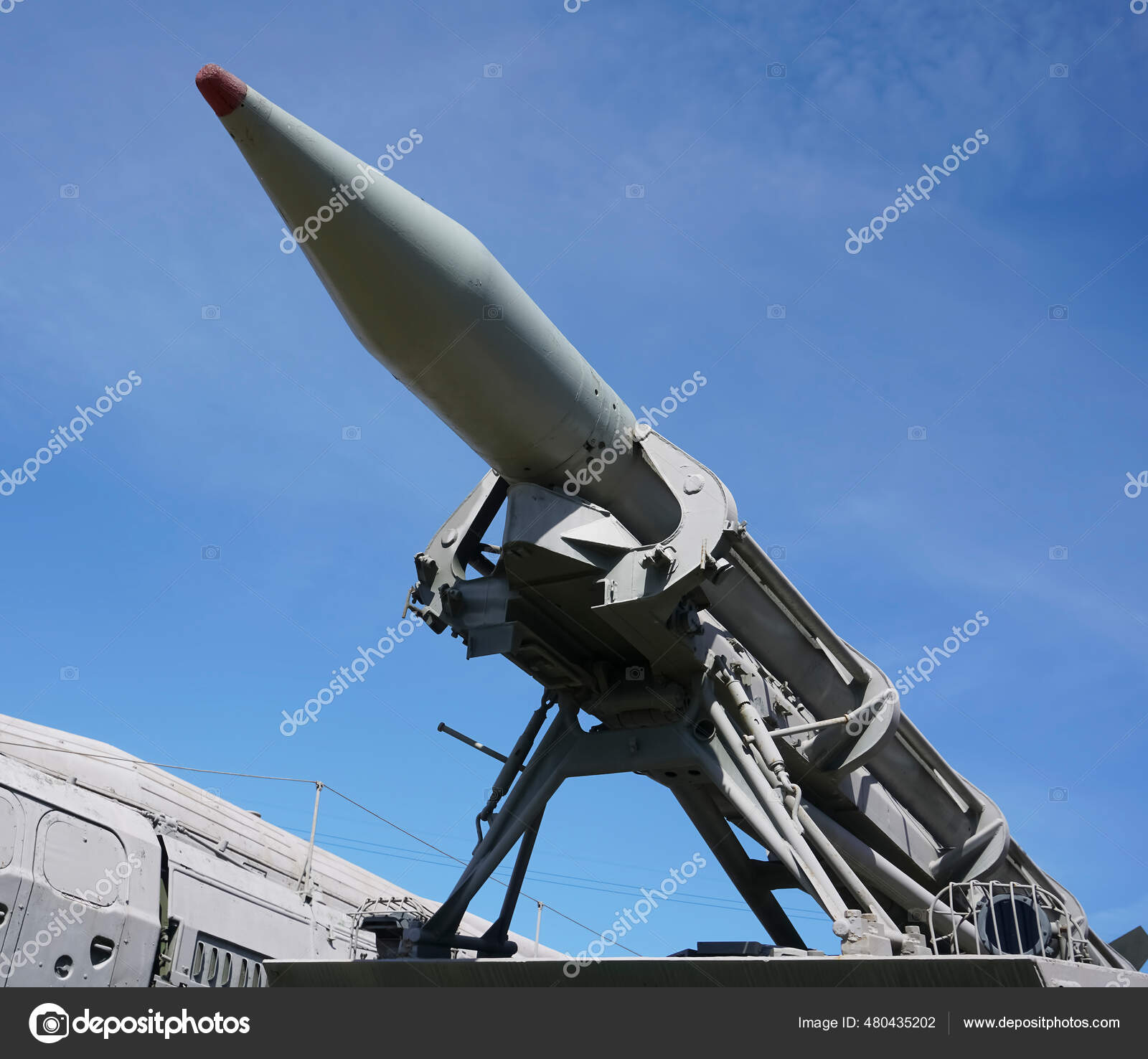 Aircraft Rockets Launcher Blue Sky Rocket Missiles Ready Launch Defense ...