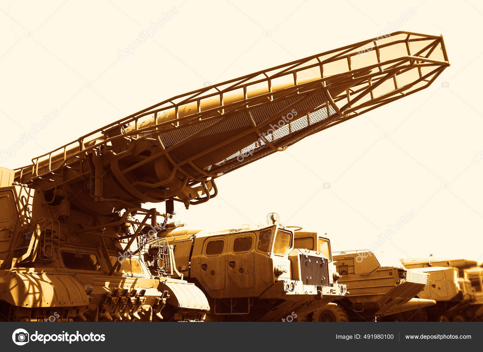 Weapons Mass Destruction Missile Warhead Looks Sky Ready Launch Nuclear ...