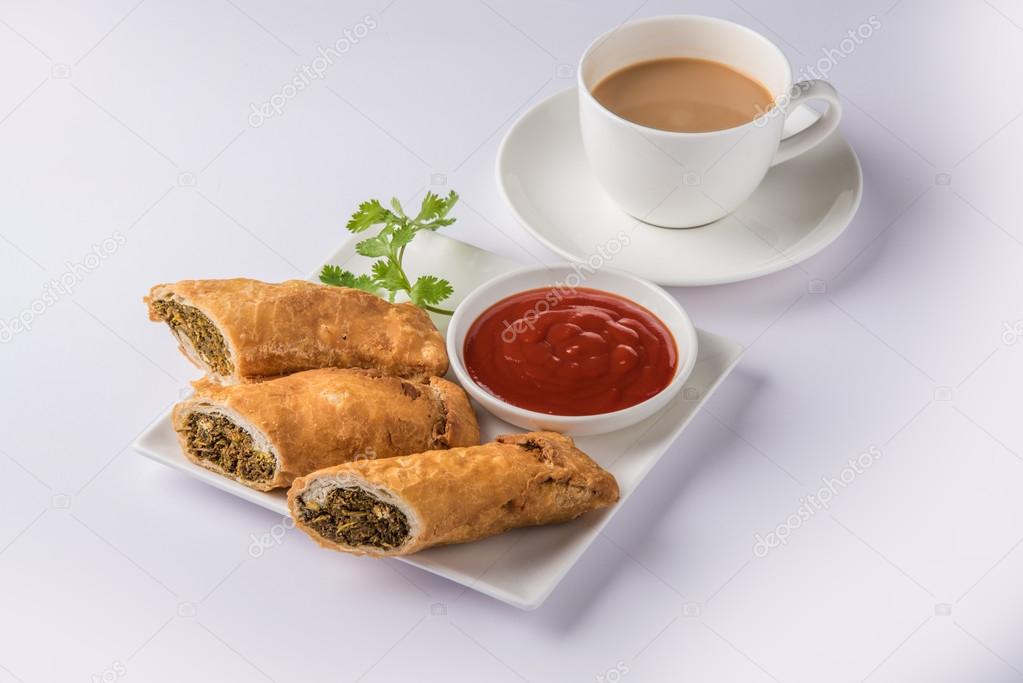 rollos de sprint o kothimbir vadi o sambar vadi o rollos de primavera ...